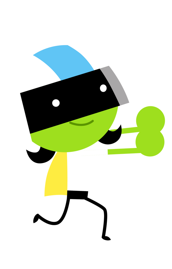 PBS Kids GIF - Dee Running by LuxoVeggieDude9302 on DeviantArt