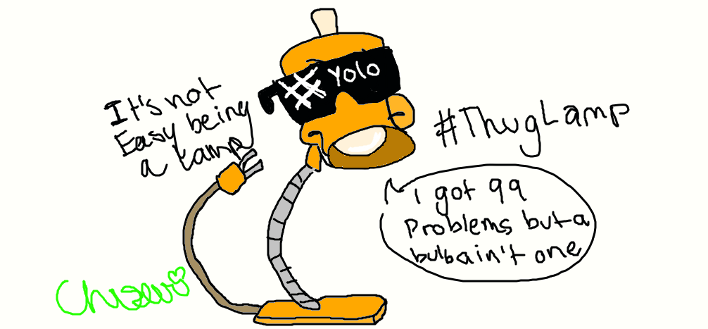 Lampy the thug lamp by ChisaiKitsune on DeviantArt