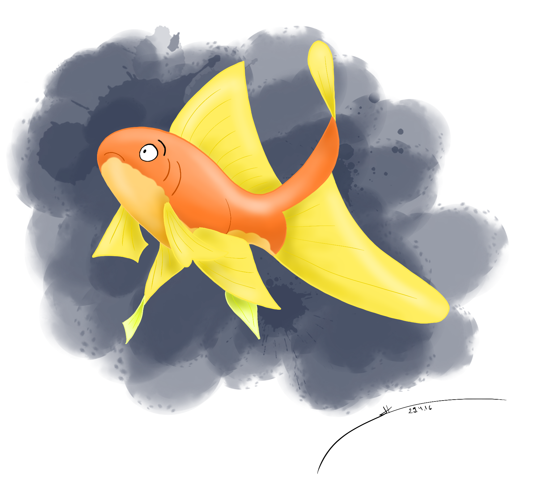 Goldfish by DarkraiLady on DeviantArt