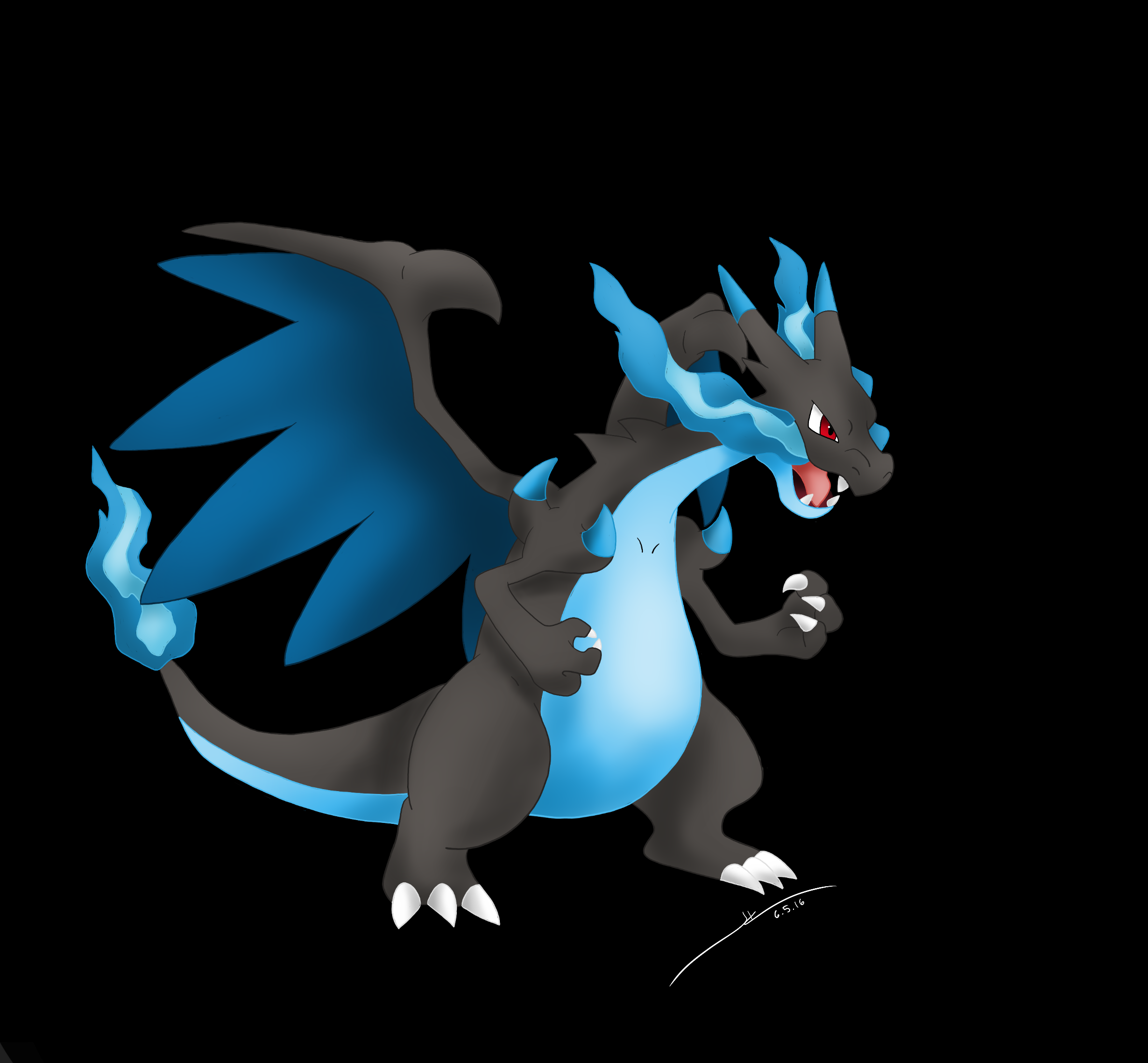 Mega Charizard X by DarkraiLady on DeviantArt