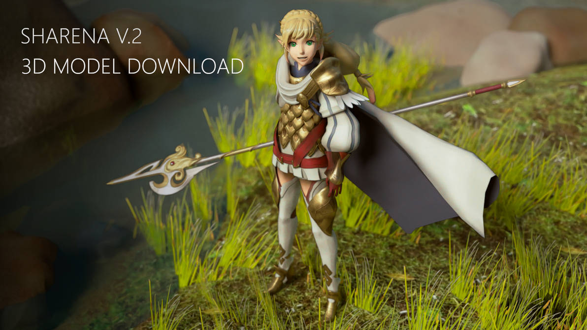 Fire Emblem: Sharena 3D Model download V.2 by SimplyAChair on DeviantArt
