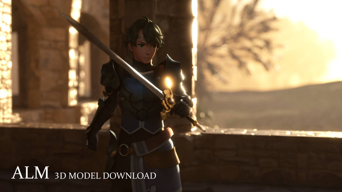 Fire Emblem: Alm 3D Model Download by SimplyAChair on DeviantArt