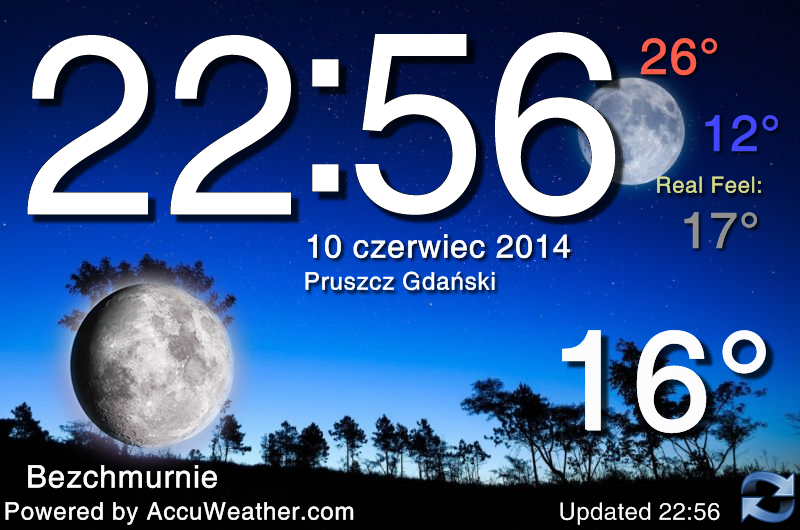 Real Weather Screen Hd With Clock V2 by Slavoo123 on DeviantArt