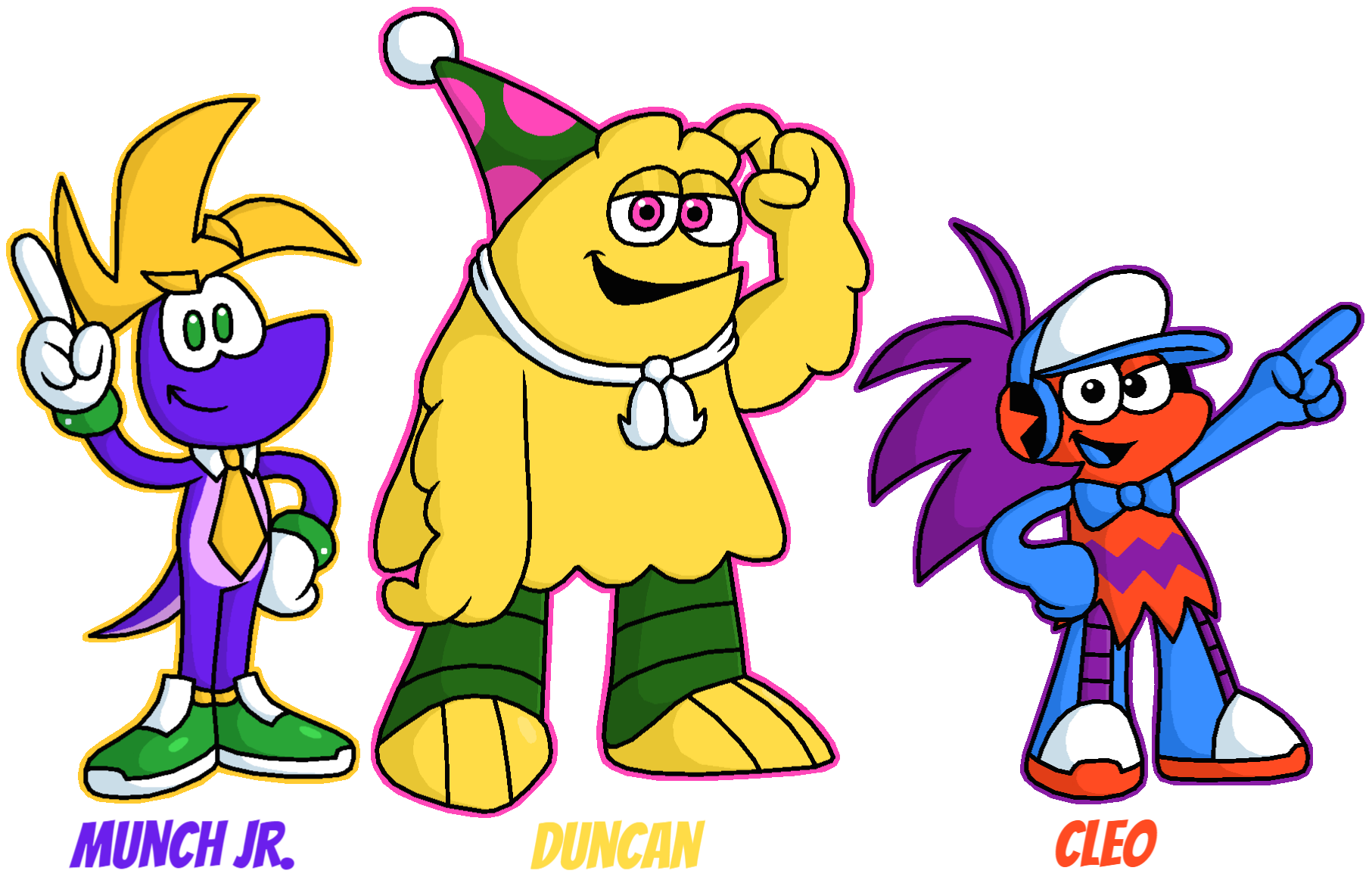 Munch Jr. and Friends! by Its-Alex on DeviantArt