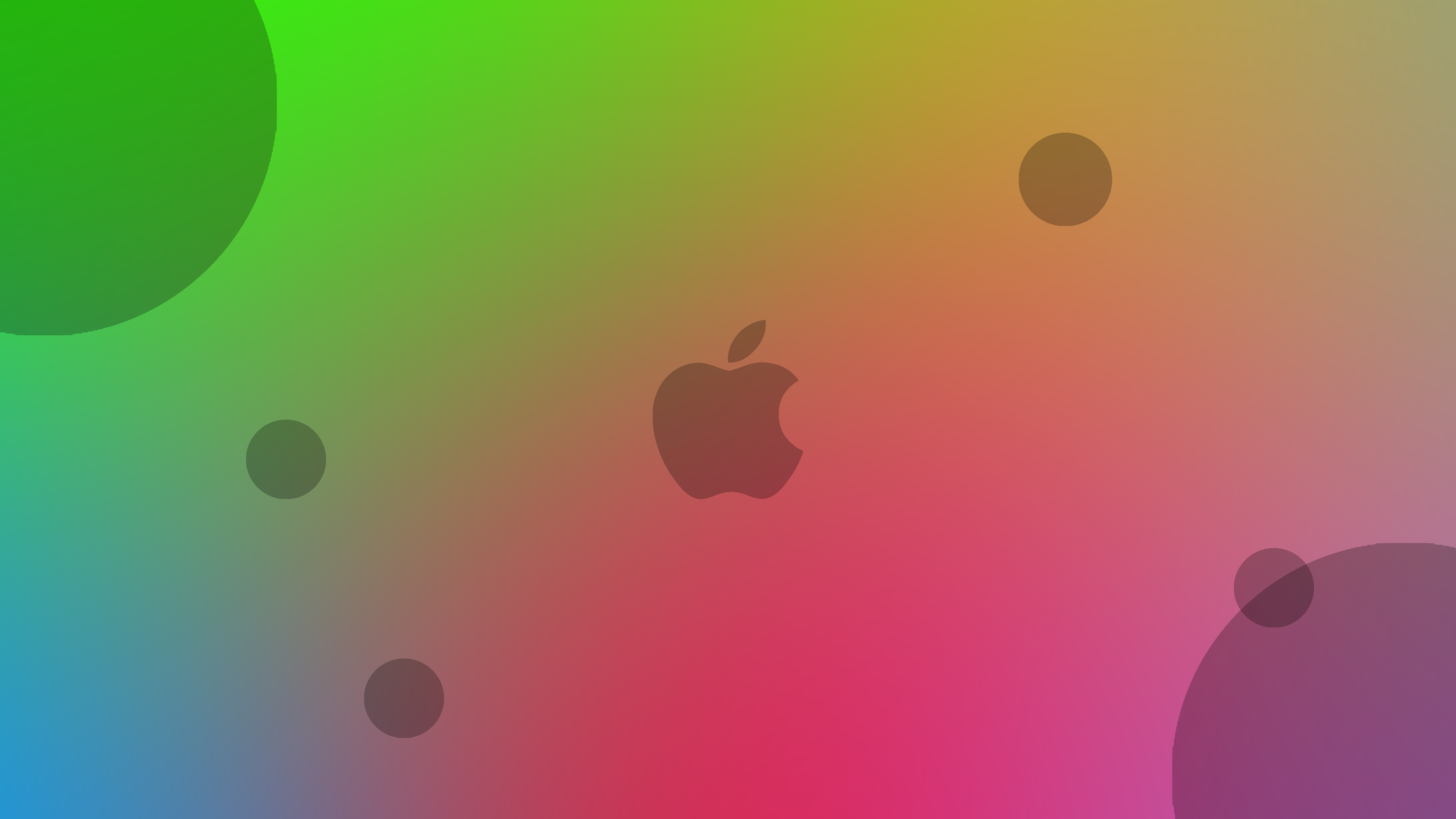 Apple Color Wallpaper (Flat Design) by DemonX86 by DemonX86 on DeviantArt
