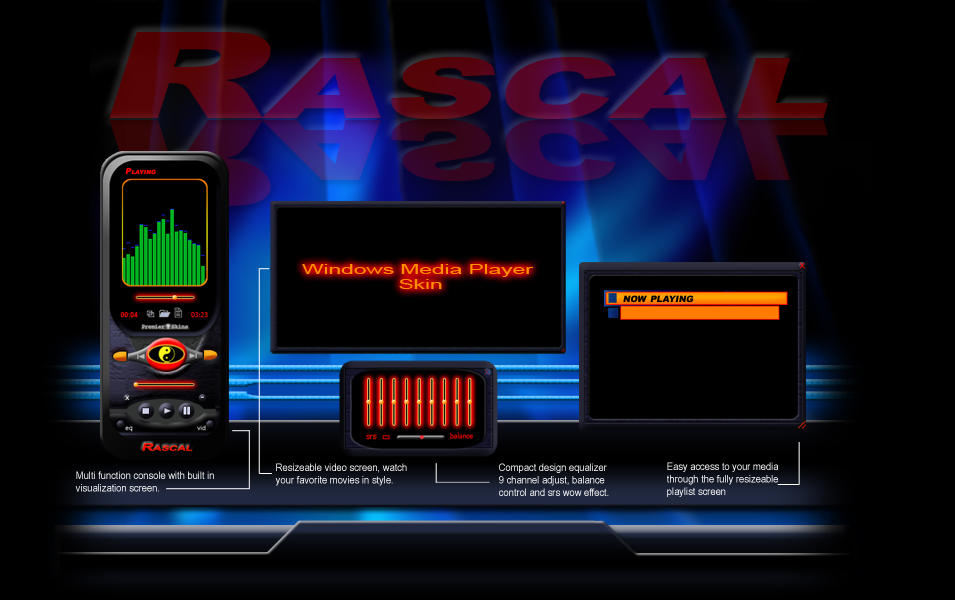 WMP Skin - Rascal by psutton on DeviantArt
