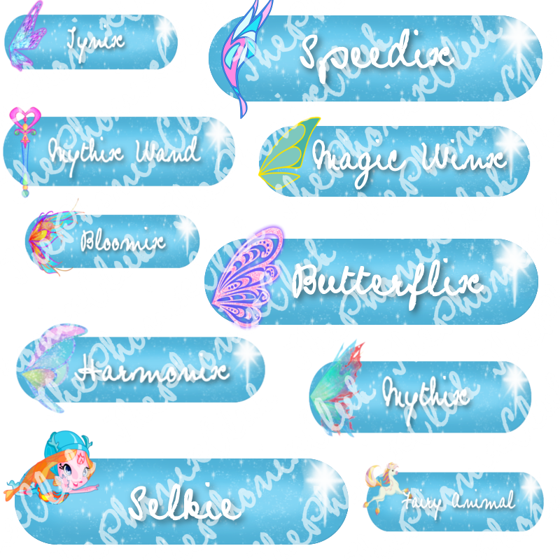 Winx Buttons - Bloom by ThePhonixClub on DeviantArt