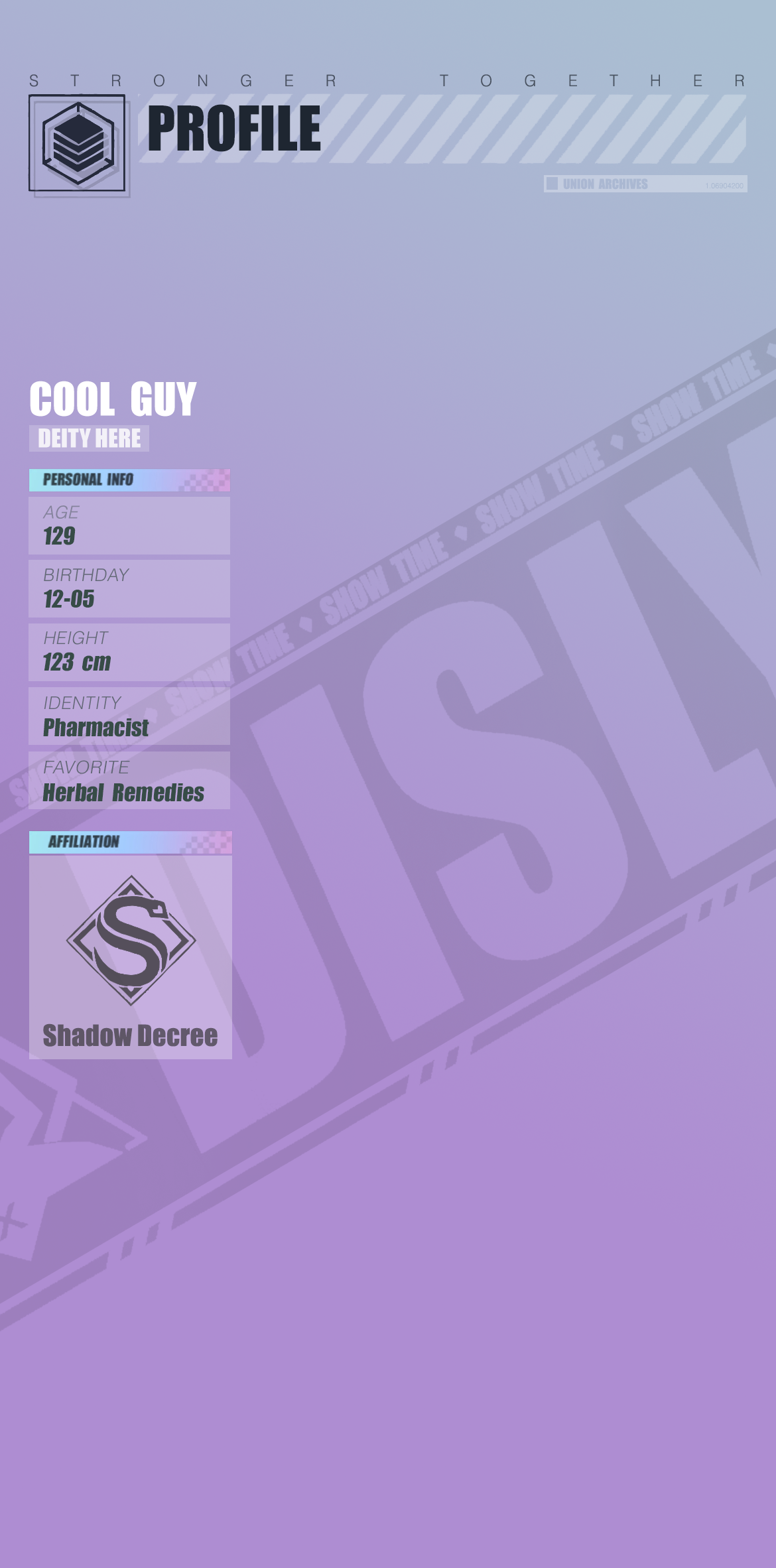 [DISLYTE] esper card template by dustglitch on DeviantArt