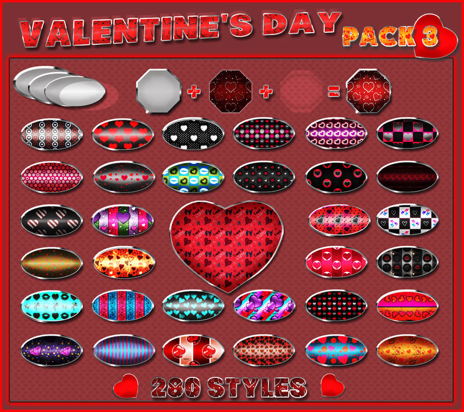 Valentine's Day Styles Ps Pack 3 by Laurent-Dubus on DeviantArt