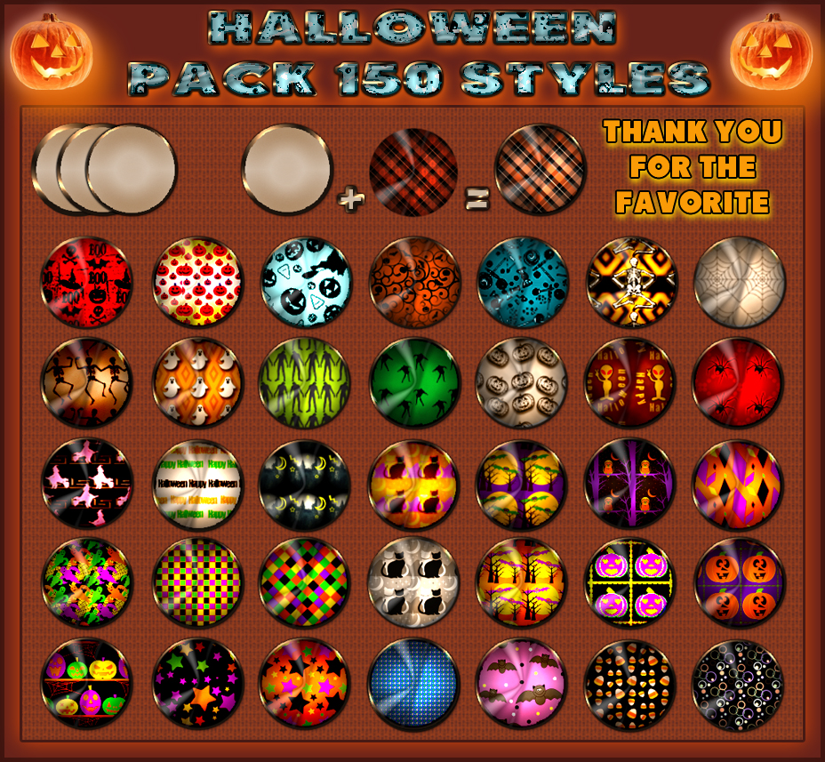 Halloween Pack 150 STYLES Ps by Laurent-Dubus on DeviantArt