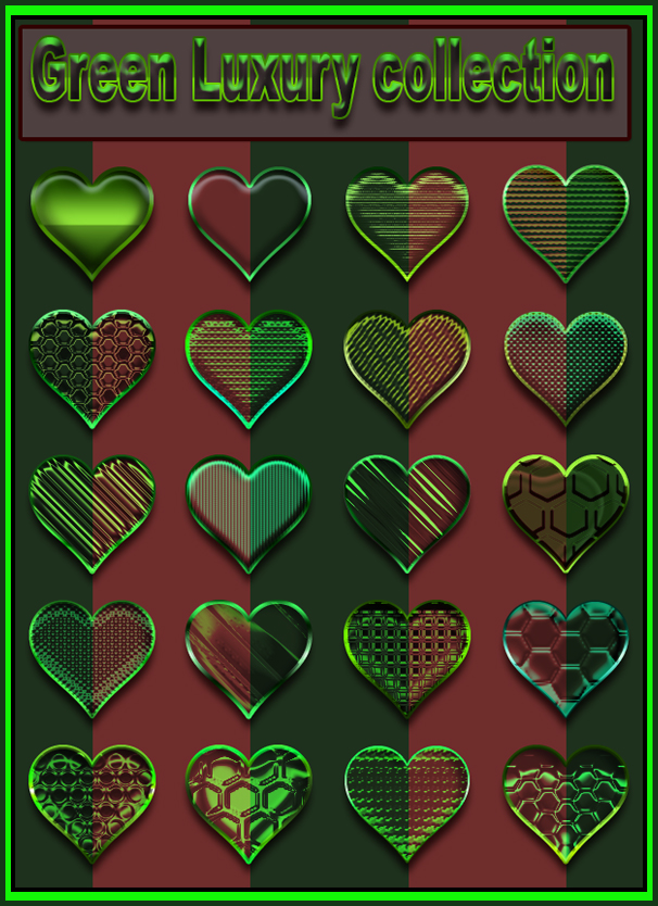 Styles Green Glass Collection by Laurent-Dubus on DeviantArt