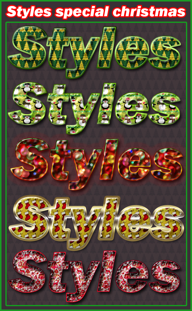 Styles special Christmas by Laurent-Dubus on DeviantArt