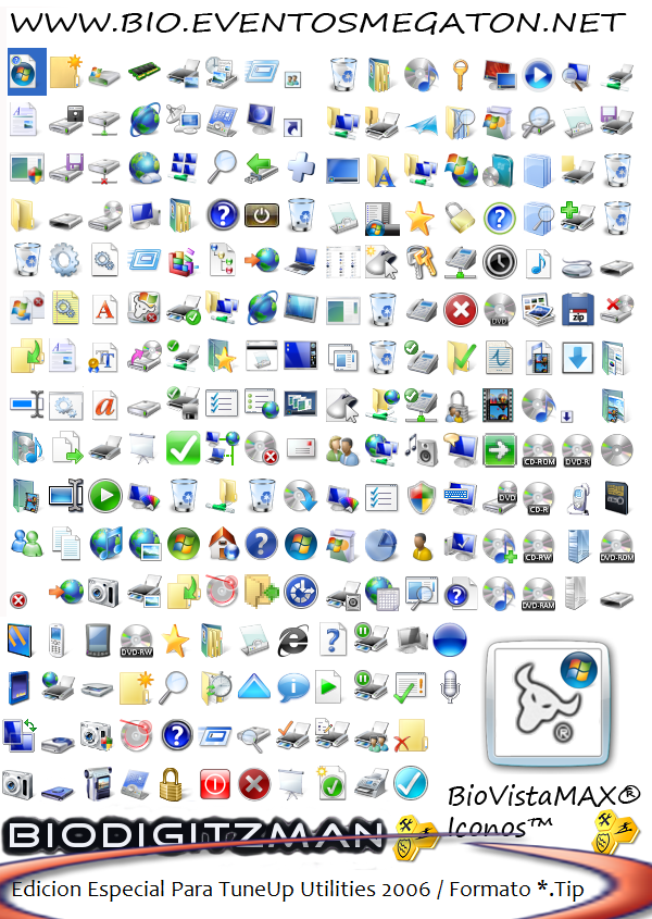 BioVistaMAX Iconos TuneUp by BIODIGITZMAN on DeviantArt