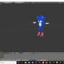 Movie Sonic 3D Model by stevenri on DeviantArt