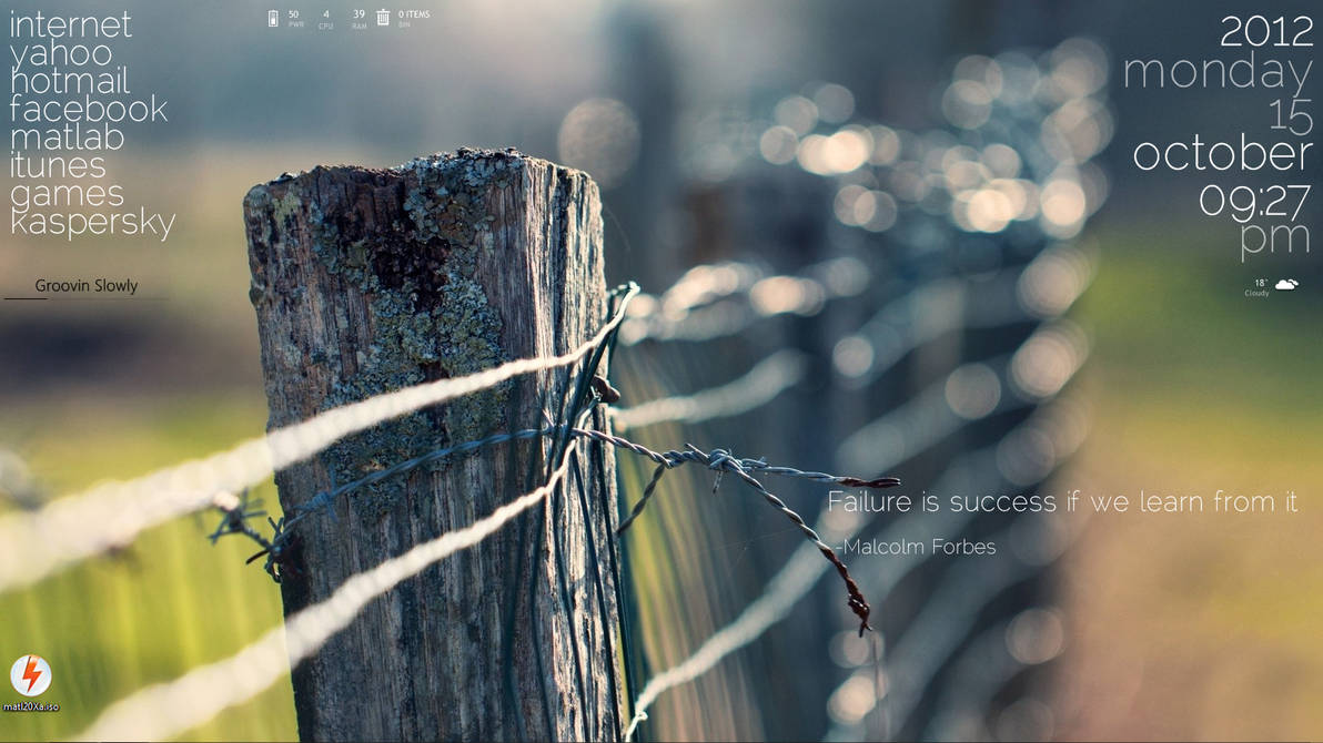 Simple Rainmeter by arb11003 on DeviantArt