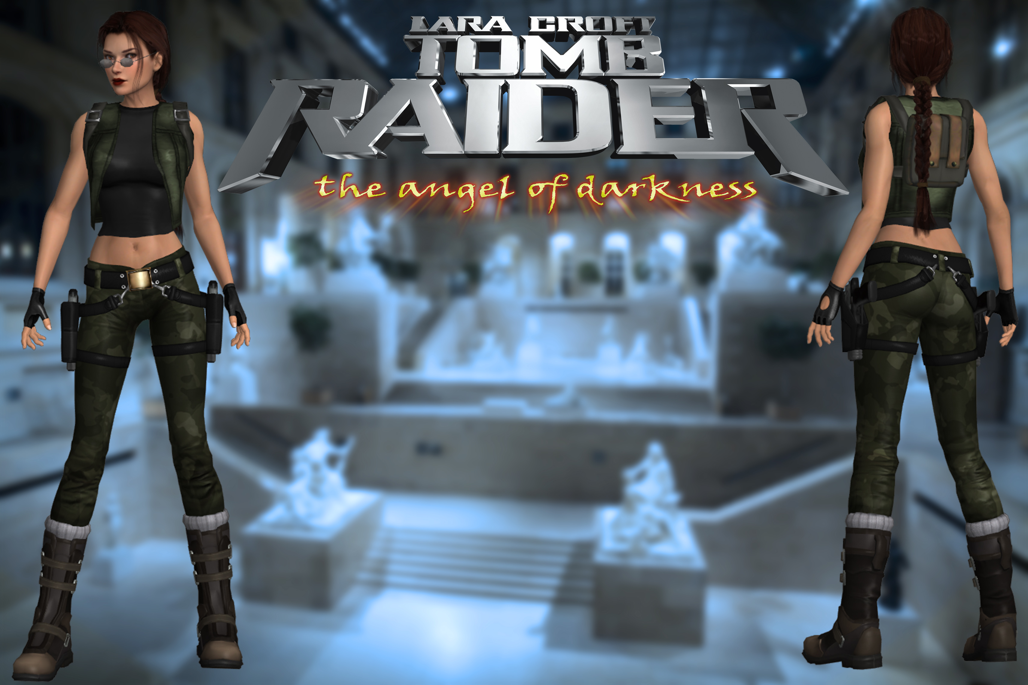 Tomb Raider: Angel of Darkness: Louvre Outfit by lady-zomkie on DeviantArt