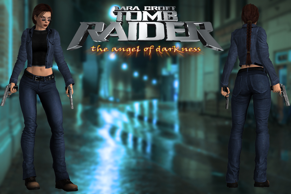Tomb Raider Angel Of Darkness Jeans Outfit By Lady Zomkie On Deviantart
