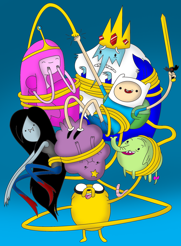 Adventure Time Finn And Friends by demongirl222 on DeviantArt