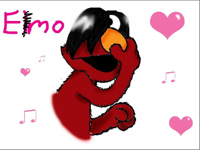 Emo Elmo by Mitsuki-Kun on DeviantArt