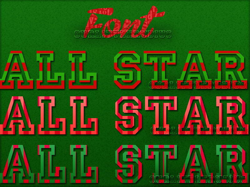 All Star-Font by OurLittleRubius on DeviantArt
