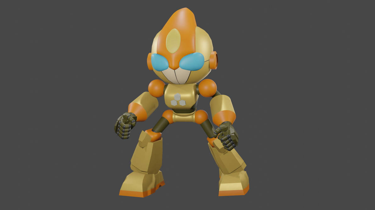 Emerl- Battle-Ready Pose Turnaround by WarriorArtist94 on DeviantArt