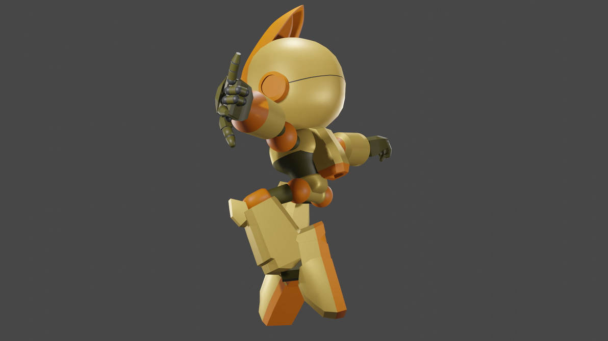 Emerl Doing His Best Matrix Pose By Warriorartist94 On Deviantart