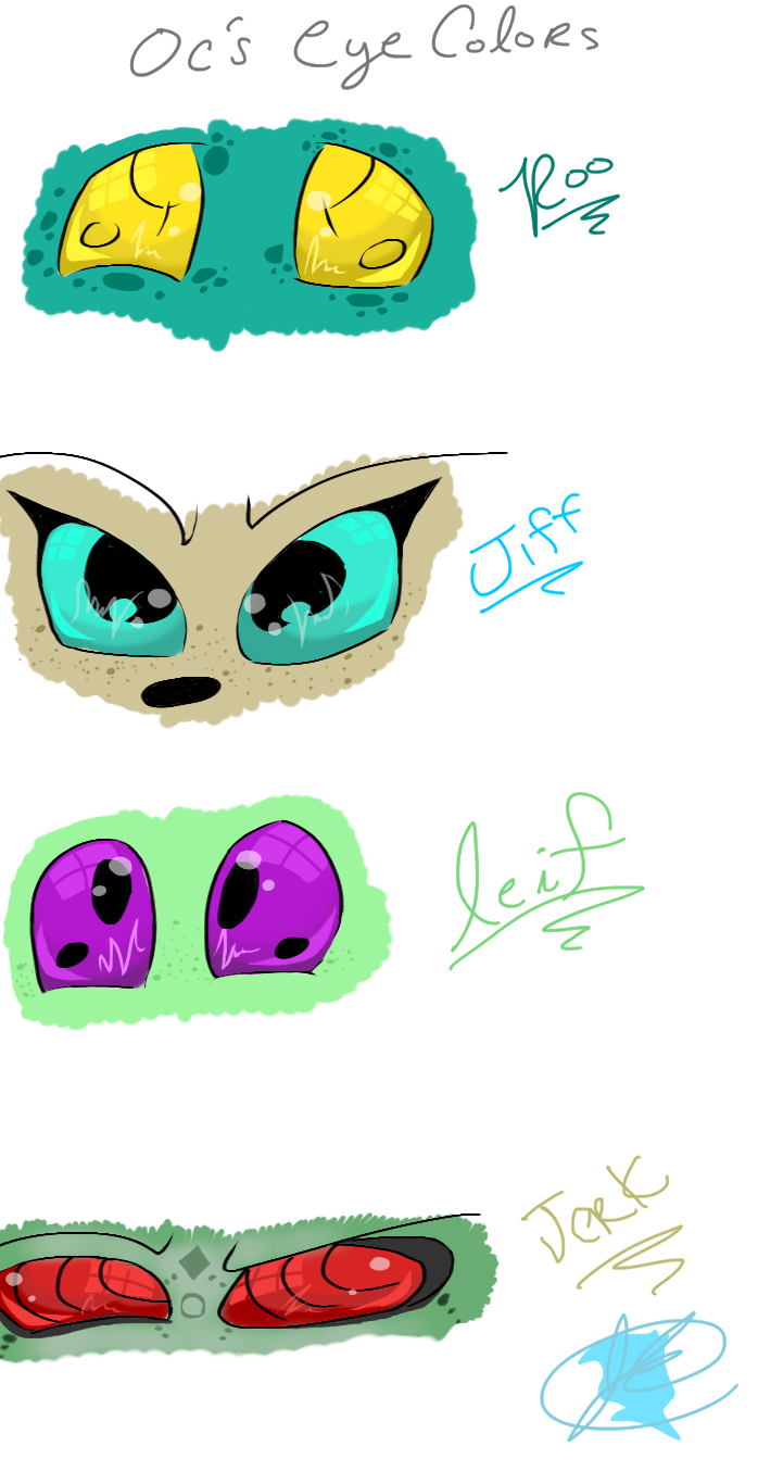 Oc's Eye Color by Caskit19 on DeviantArt