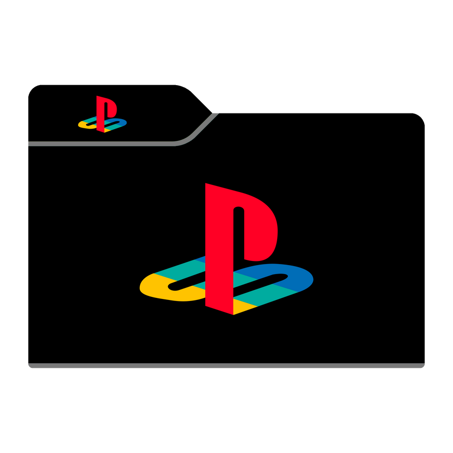 Minimalist Sony PlayStation Folder Icon by Chusa56 on DeviantArt