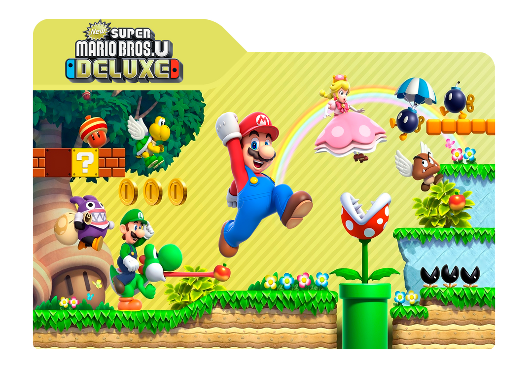 New Super Mario Bros U Deluxe Folder Icon by Chusa56 on DeviantArt