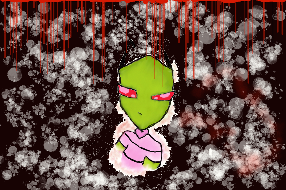blood red. invader zim by lukor-1 on DeviantArt