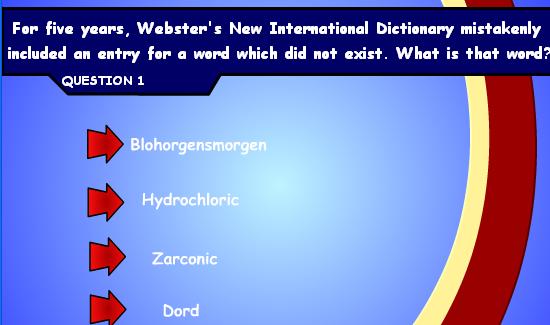 Useless Knowledge Quiz by FROboi999 on DeviantArt