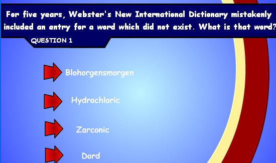 Useless Knowledge Quiz by FROboi999 on DeviantArt