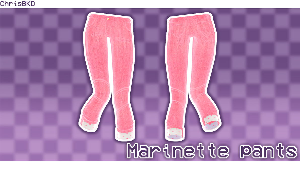 [MMD] Marinette pants [FREE TO USE] by ChrisieBKD on DeviantArt