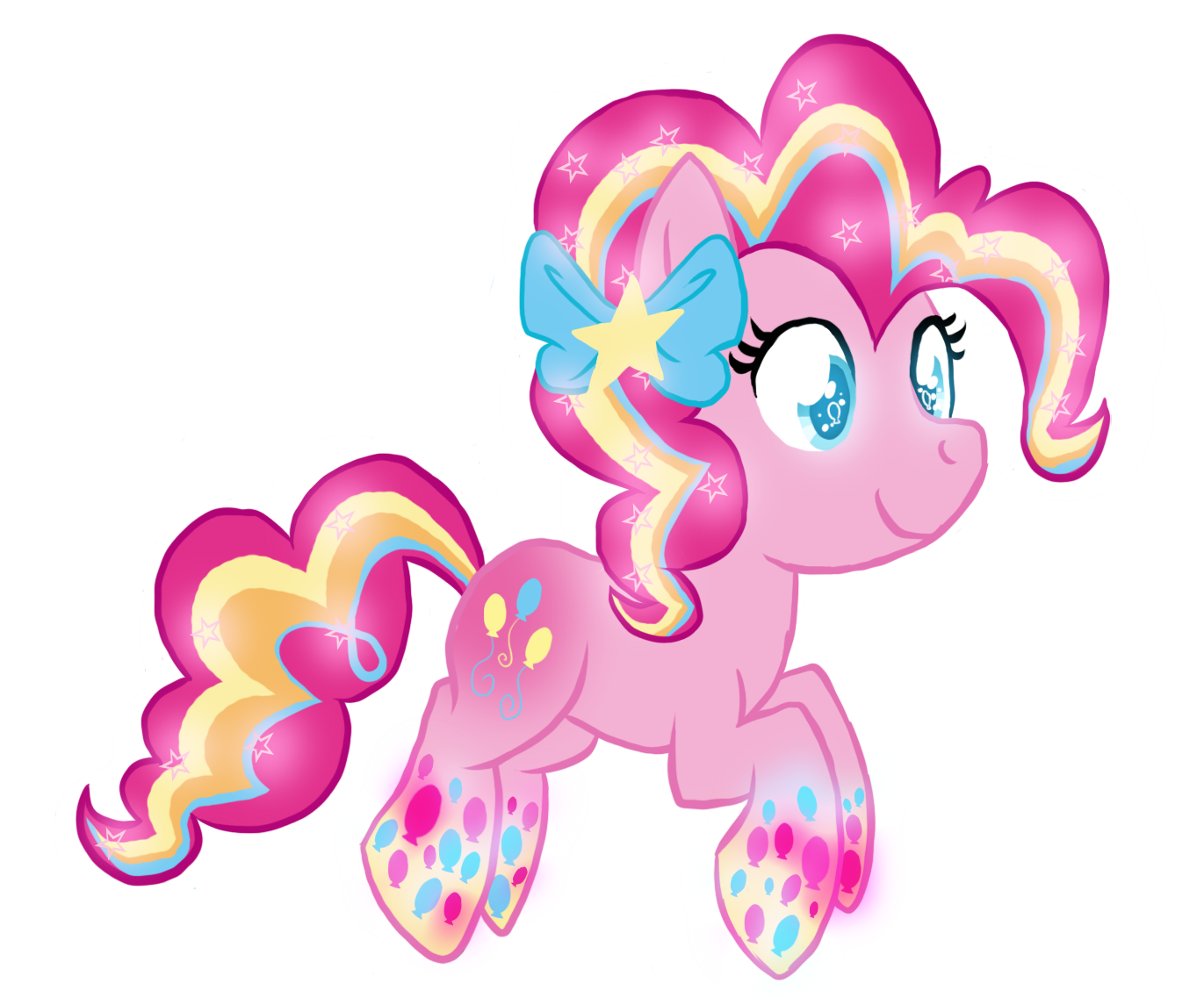 Pinkie Rainbow Power by Rainbow-Lava on DeviantArt