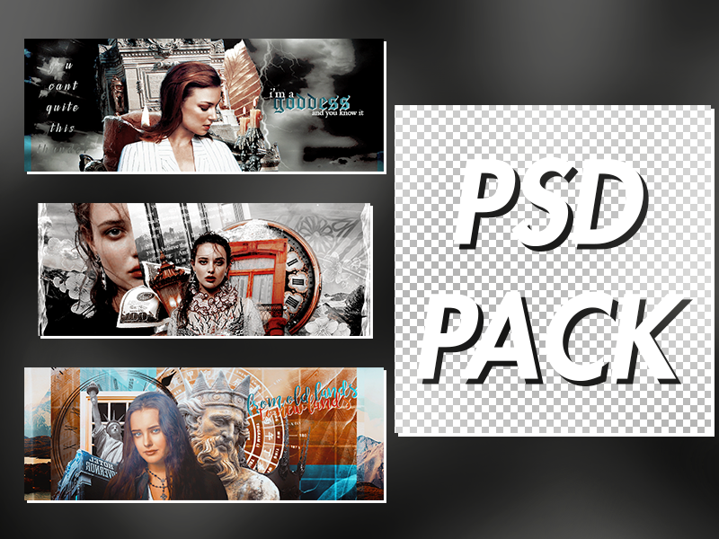 +psd header pack by BoyKatyCat on DeviantArt