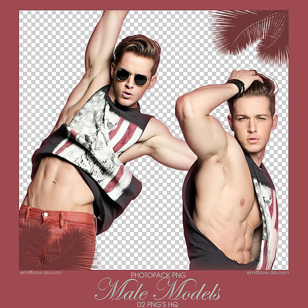 Pack Png Male Models by Emifloow on DeviantArt