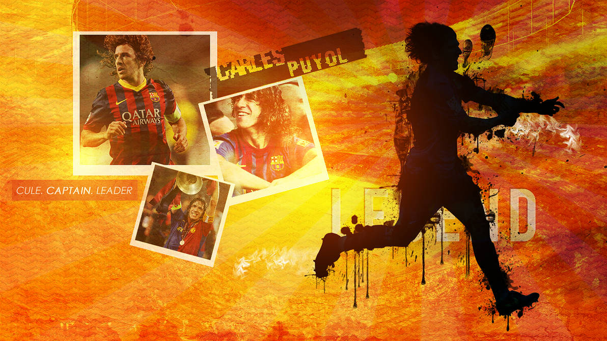 Puyol Desktop Wallpaper #FCB [+PSD] by LifeAlpha on DeviantArt