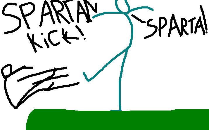 Spartan kick by TSnickers on DeviantArt
