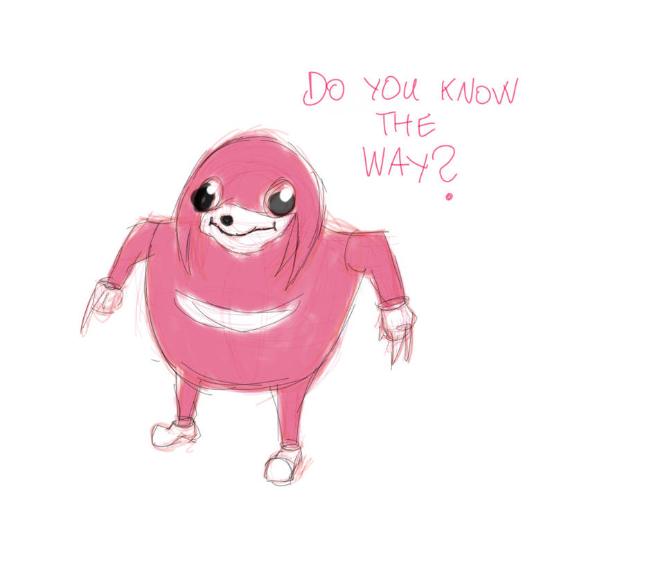 Ugandan Knuckles by JMK-Prime on DeviantArt