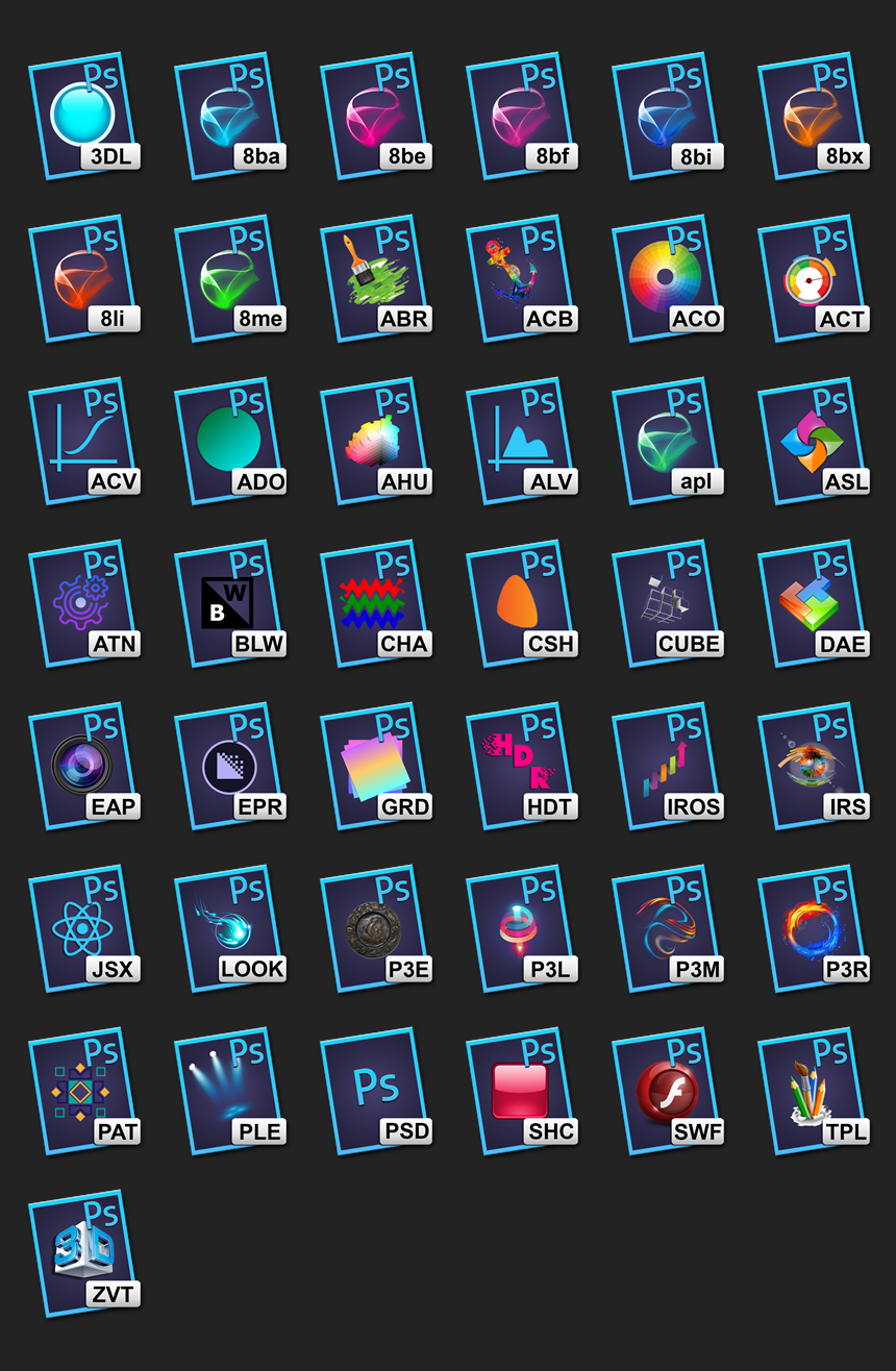 Photoshop Icons by Binosh123 on DeviantArt