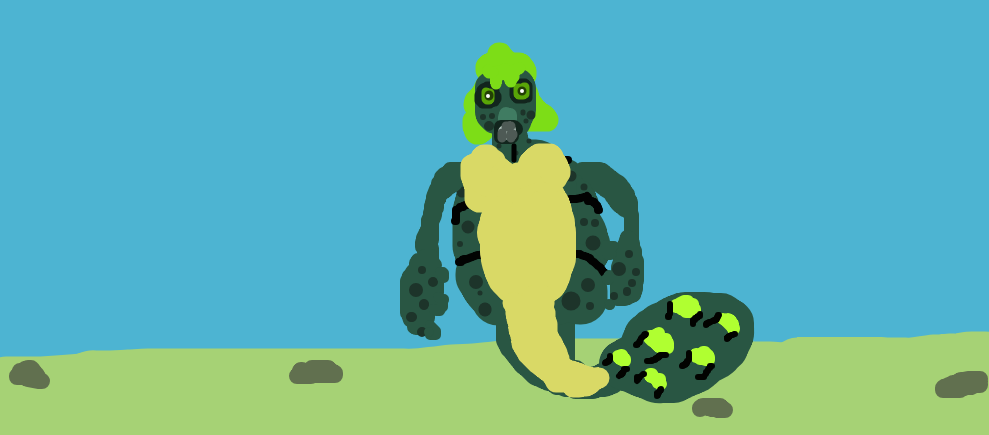 Anthro gasopod girl (Subnautica) by dulcytheinflatable on DeviantArt