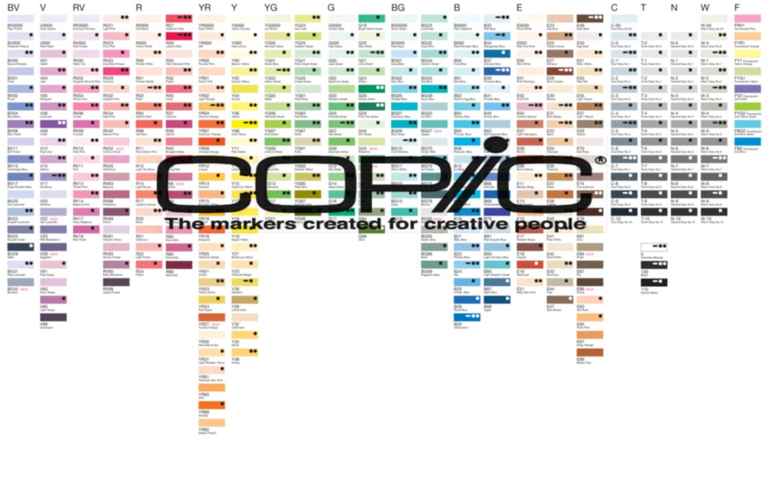 Copic colors for Painter by SaturnDawn on DeviantArt