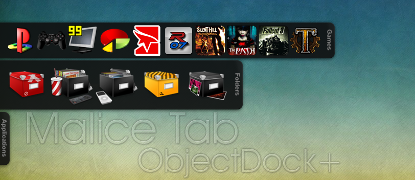 Malice Tab Objectdock Plus by amaeli on DeviantArt