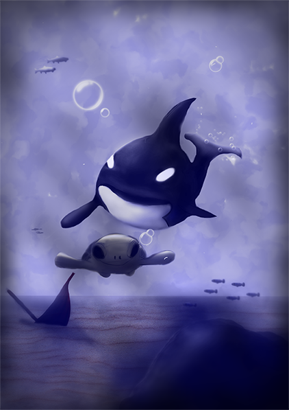 Underwaterscenedrawing by paliwalie on DeviantArt