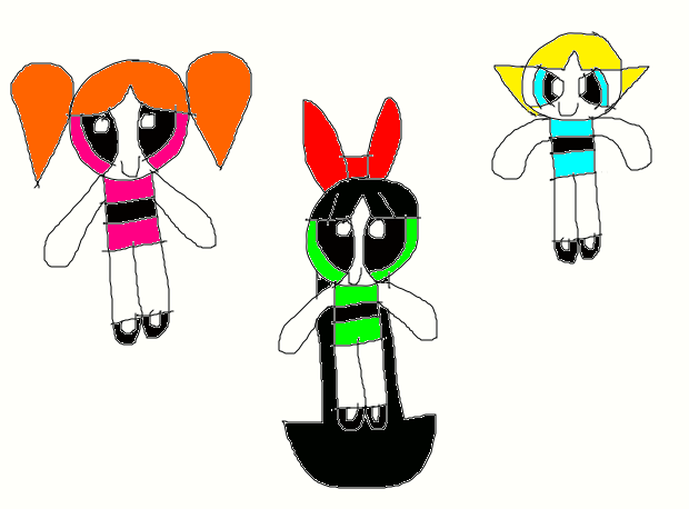 Color swapped powerpuff girls by Challenger153 on DeviantArt