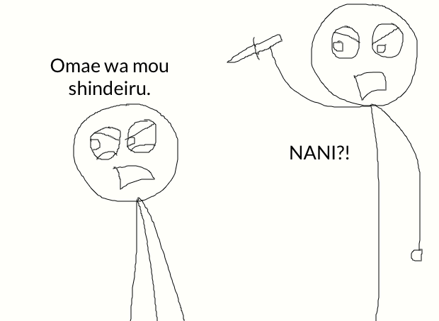 Omae wa mou shindeiru by Challenger153 on DeviantArt