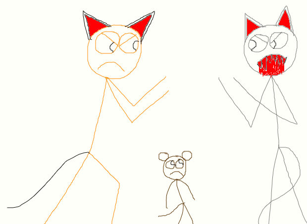 Catty cornered by Challenger153 on DeviantArt
