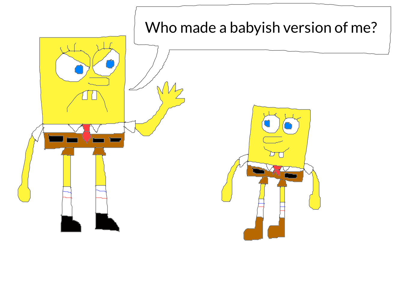 SpongeBob and his Kamp Koral self by Challenger153 on DeviantArt