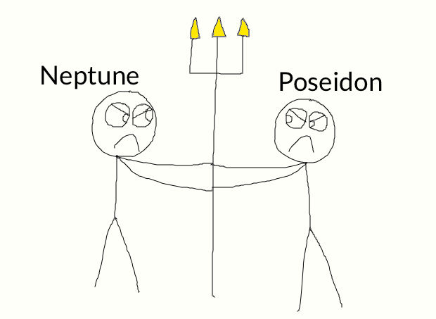 Neptune VS Poseidon by Challenger153 on DeviantArt