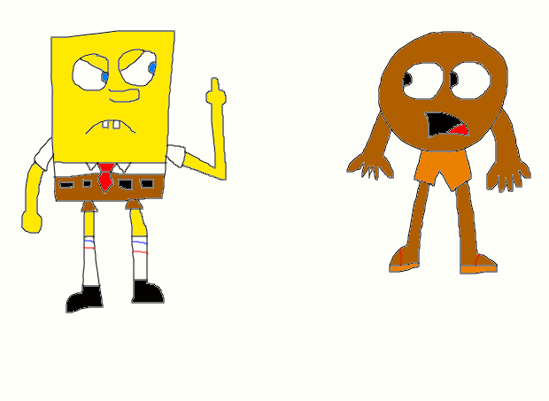 SpongeBob's gift for Coconut Fred by Challenger153 on DeviantArt